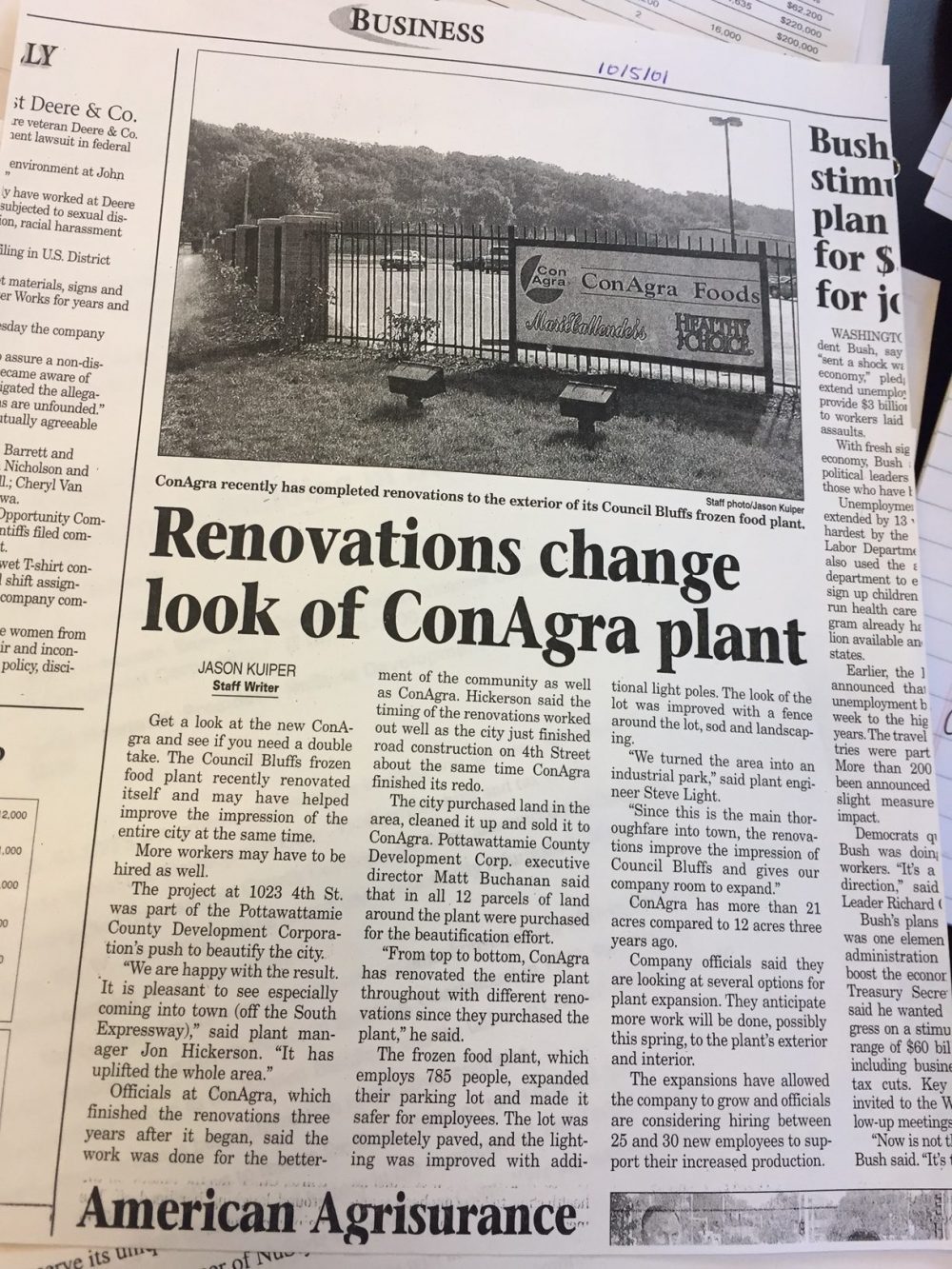 ConAgra Expansion - The 712 InitiativeThe 712 Initiative